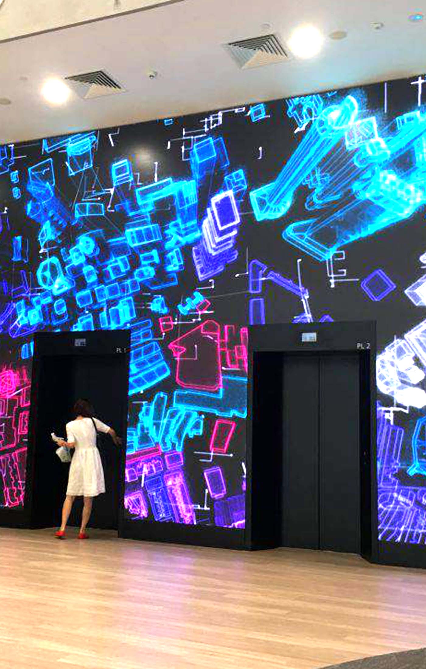 NUS Generative Art Installation - Infinity Core